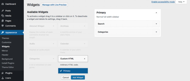 How To Add Custom HTML WordPress Step by step Guide